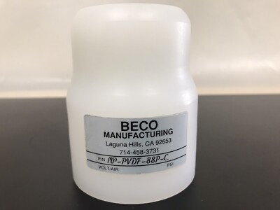 BECO Manufacturing mv-pvdf-88p-c Multipurpose FNPT Polypropylene Closed ...
