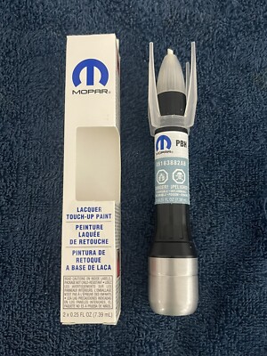 MOPAR TOUCH-UP PEN & CLEAR COAT~05163882AB~LIGHT BLUE~TWILIGHT BLUE ...