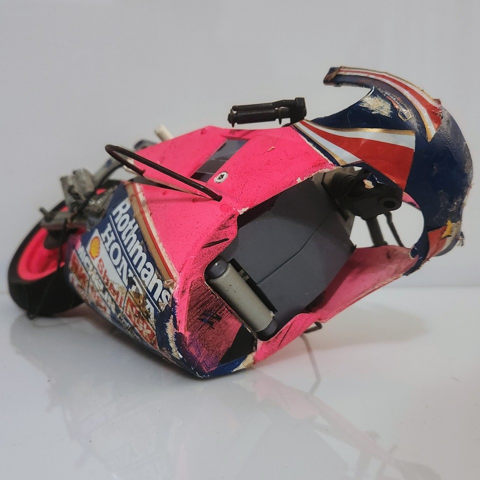 Vintage RC Motorcycle Parts Lot Kyosho Eleck Rider Graupner Kraft ...