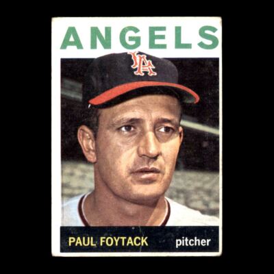 Paul Foytack 1964 Topps Los Angeles Angels #149 Set Filler Read! 3 | eBay
