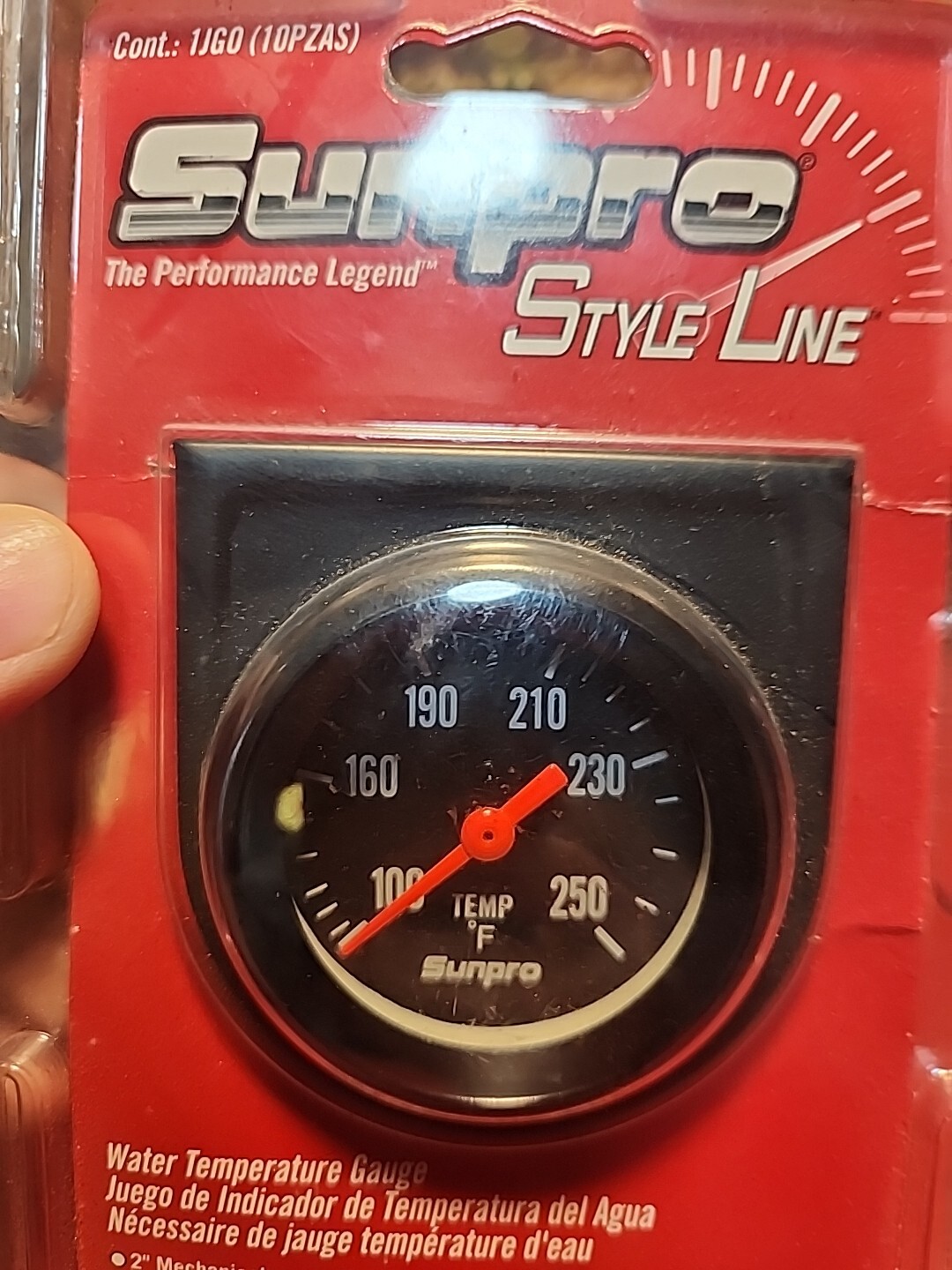 SUNPRO Style Line Water Temperature Gauge Set NIP NIB CP8217 2" for ...