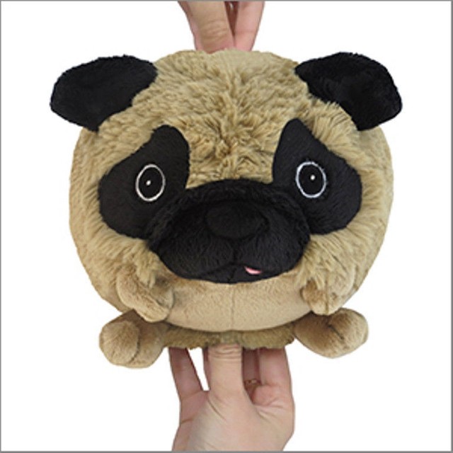 Squishable Plush Mini Pug 7" Dog Round Stuff Animal Amazingly Soft for ...