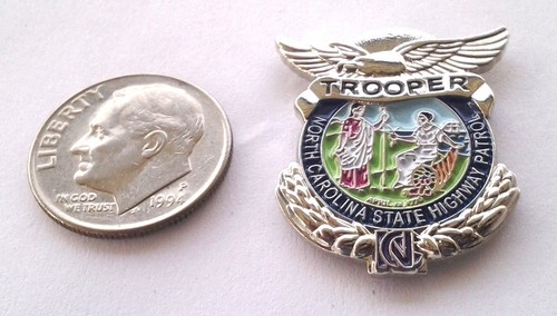 NORTH CAROLINA STATE TROOPER HIGHWAY PATROL 1" Law Enforcement Hat Pin ...