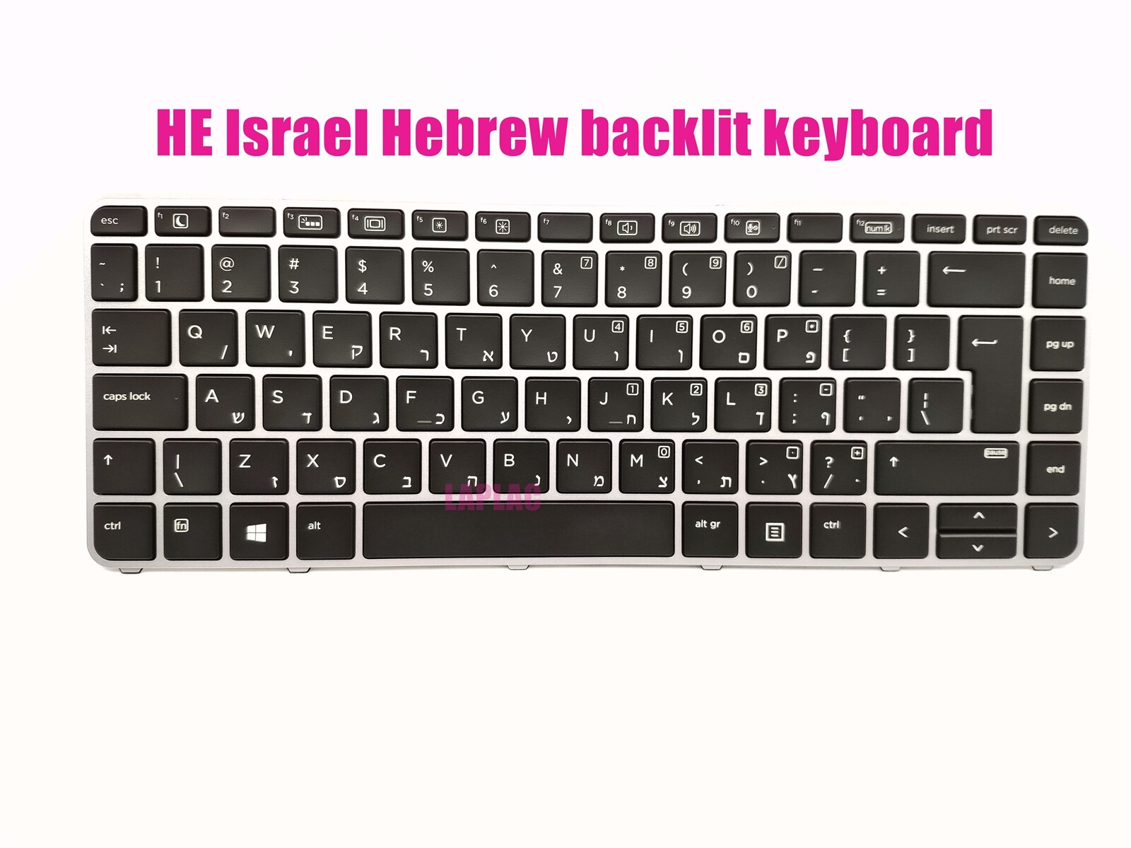 Israel Hebrew Backlit keyboard for HP Elitebook folio 1040 G3 818252 ...