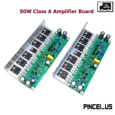 50W Class A Amplifier Board 2-Channel Power Amplifier Class A A50-L15 ...