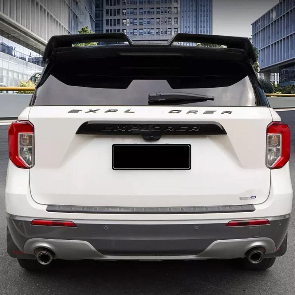 Bright Black Rear Door Trunk Lid Molding Cover Trim For Ford Explorer ...