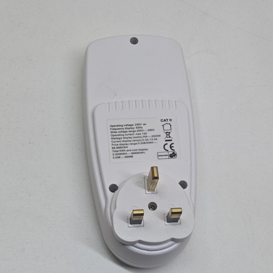 Electricity Monitoring Socket Voltage Wattmeter Power Consumption ...