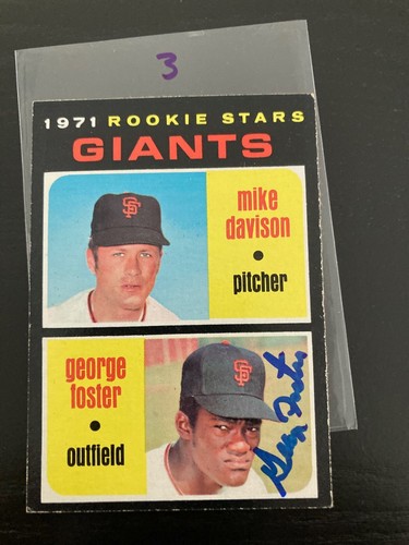 Cincinnati Reds George Foster signed 1971 Topps Card | eBay