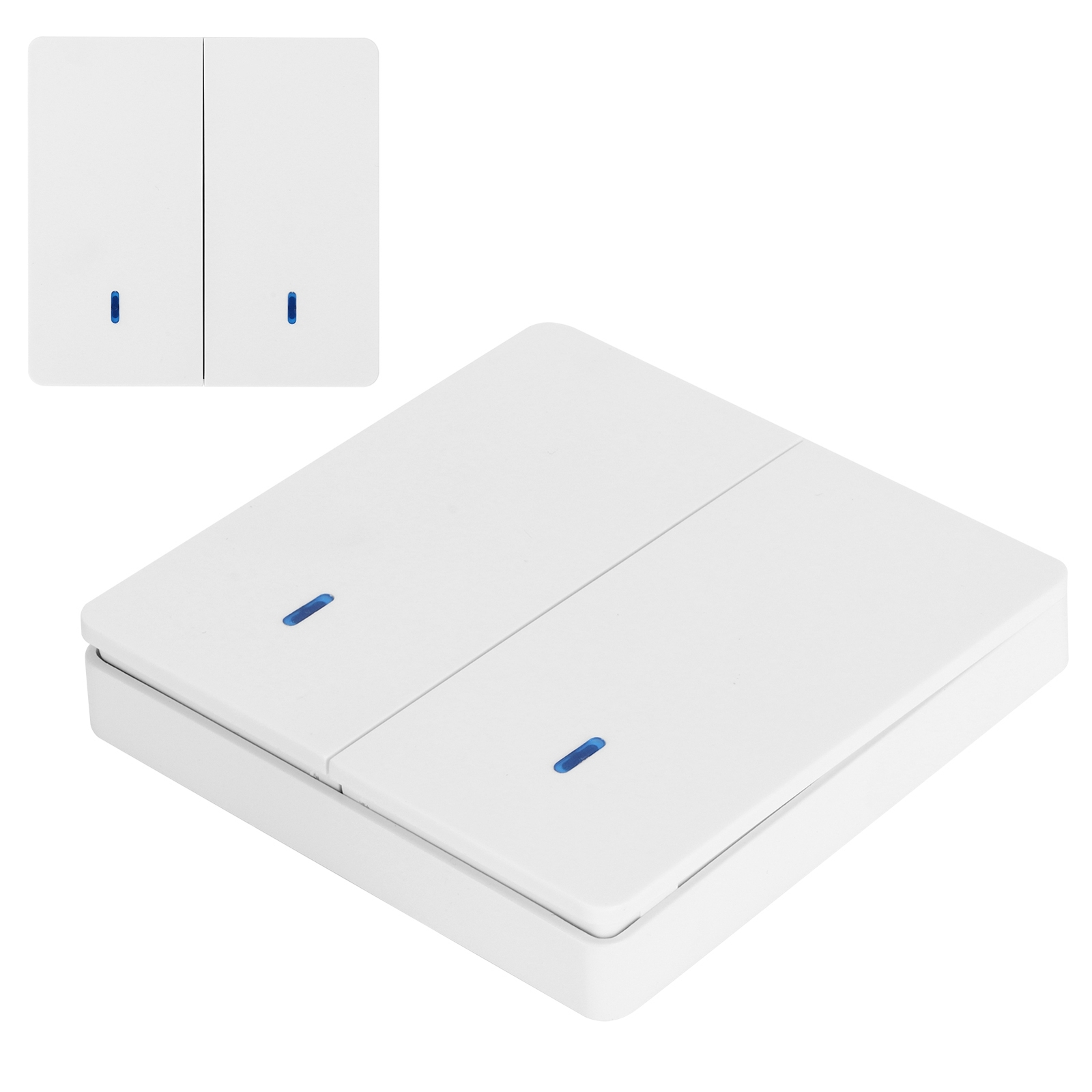 Single‑Way Double Control Wall Switch Panel Remote Switch Intelligent ...