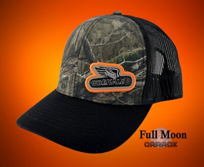 New DEKALB Camo Black Mens Snapback Trucker Cap Hat | eBay
