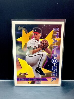 1996 Topps Star Power Tom Glavine #8 - Atlanta Braves | eBay