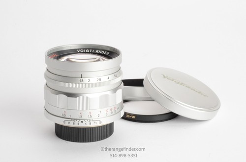 Voigtlander 50mm f1.5 NOKTON Aspherical LTM L39 Leica Thread Mount Lens ...