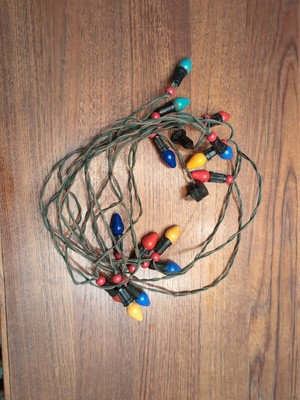 Vtg Noma 15 Light Christmas String Lights Tested Working # 3415 23' | eBay