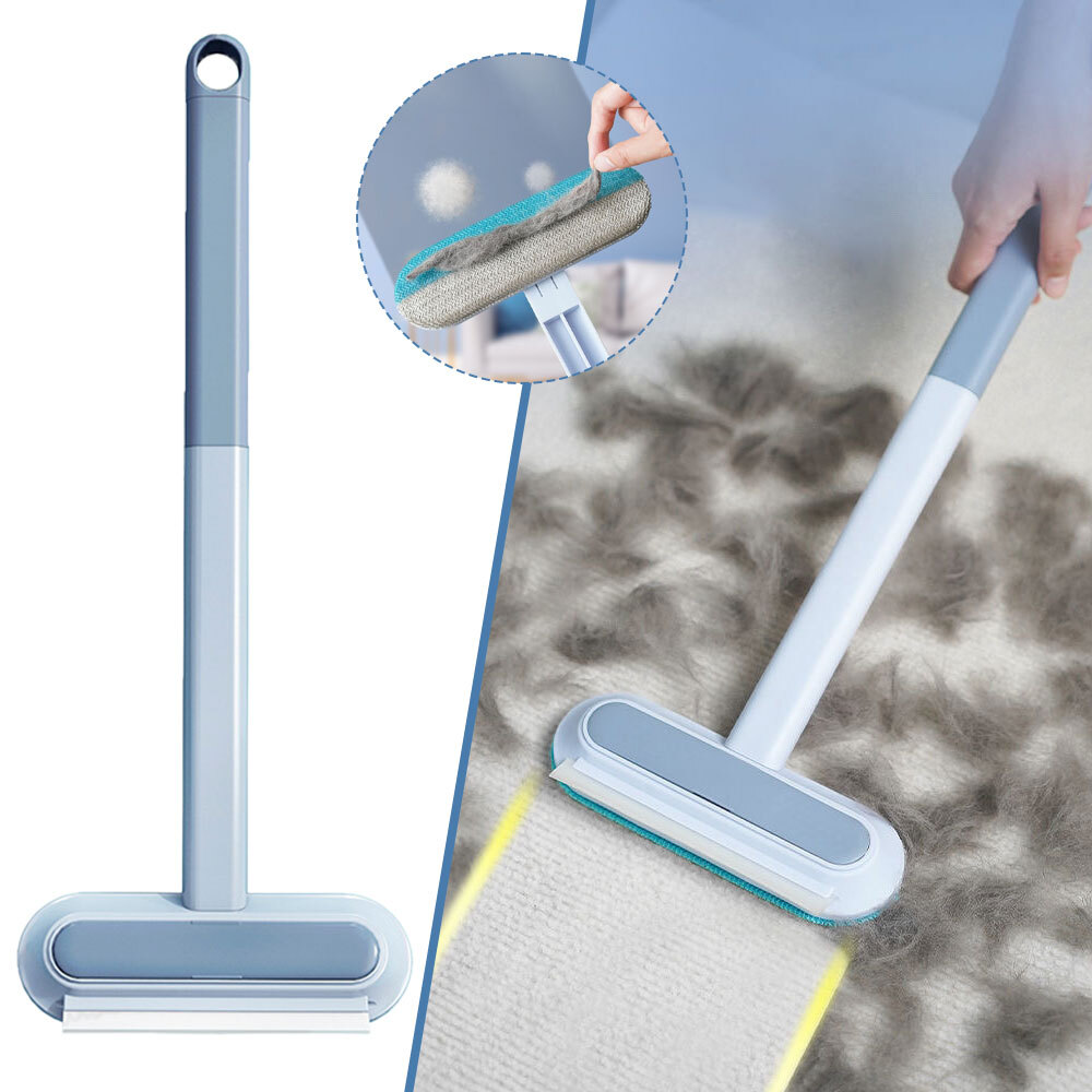 1/2Pcs Lintlift Pet Hair Cleaning Brush with Squeegee, Pet Hair Cleaner ...