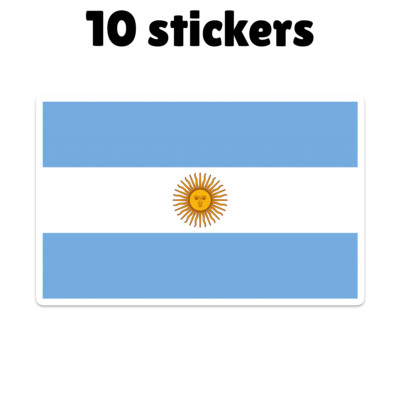 Argentina Flag Sticker Decal Vinyl Fade & Waterproof | eBay Australia