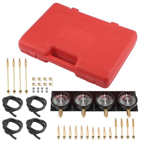 Motorcycle Carb Carburetor Vacuum Balancer Gauges Balancing 4 Cylinder ...
