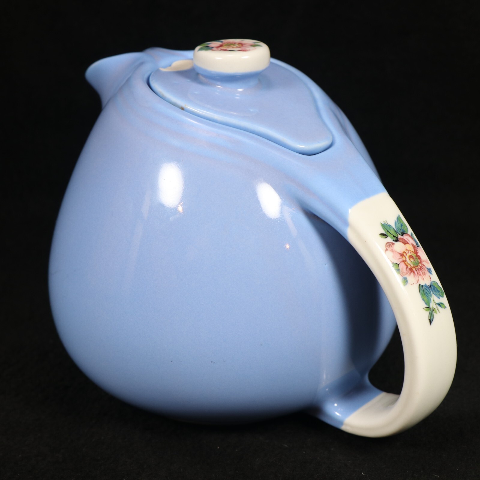 Hall Rose Parade Blue Tea Pot Hall's Superior Quality Kitchenware 1259 ...