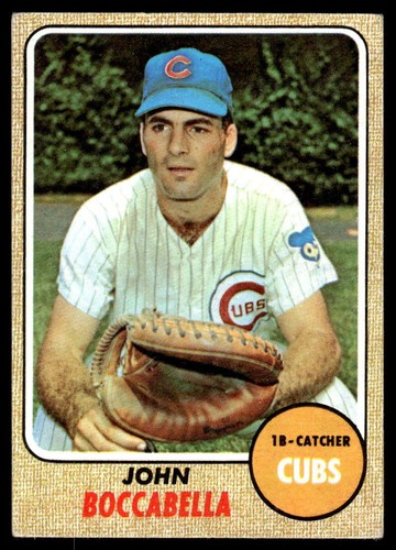 1968 TOPPS JOHN BOCCABELLA 542 VG BASEBALL CHICAGO CUBS | eBay