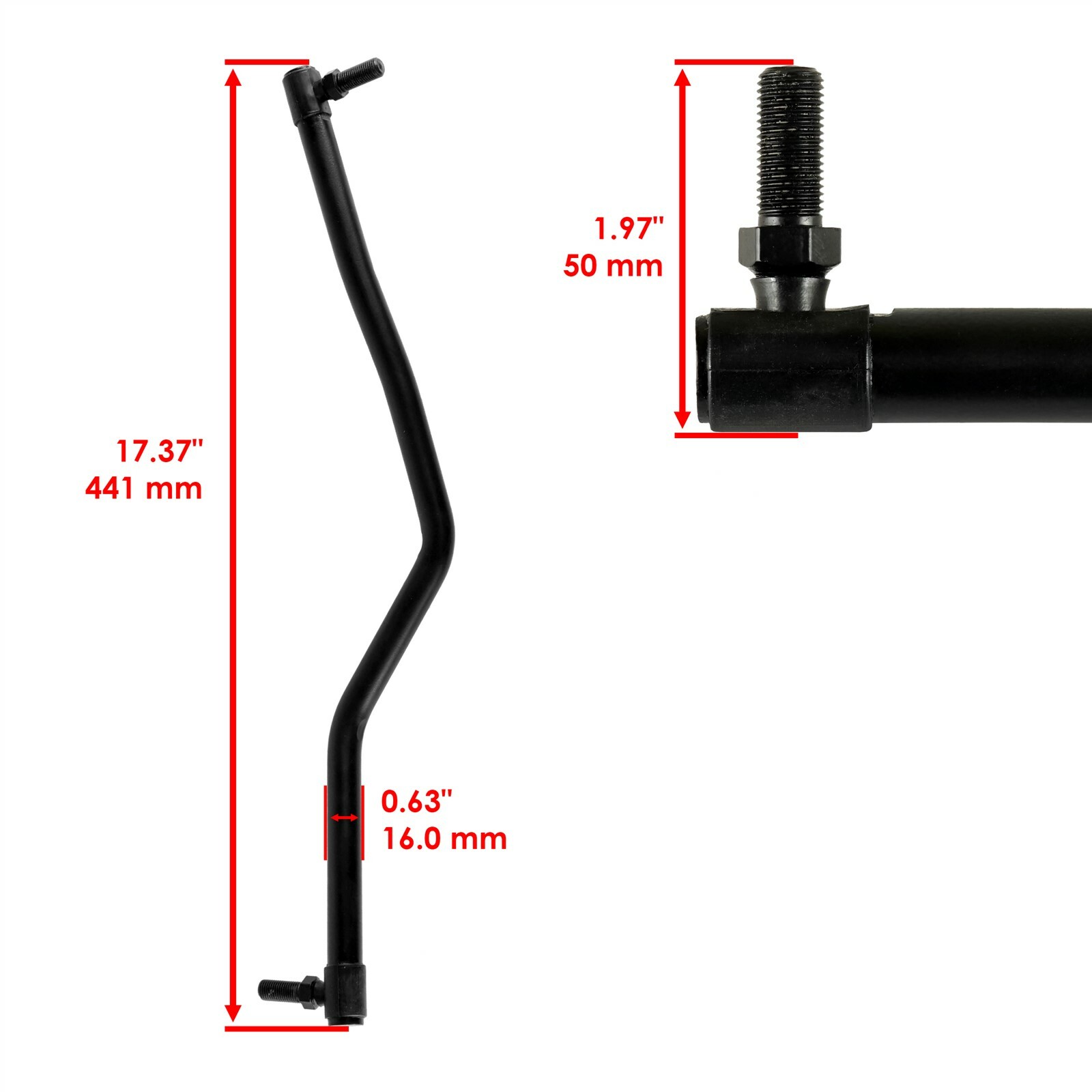 Left Steering Drag Link Fits Husqvarna Poulan Craftsman 597047801 ...