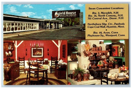 Dover New Hampshire Postcard Yield House Multiview Exterior 1960 ...
