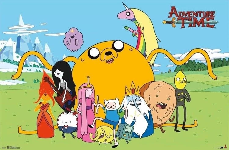 Adventure Time All Characters Poster