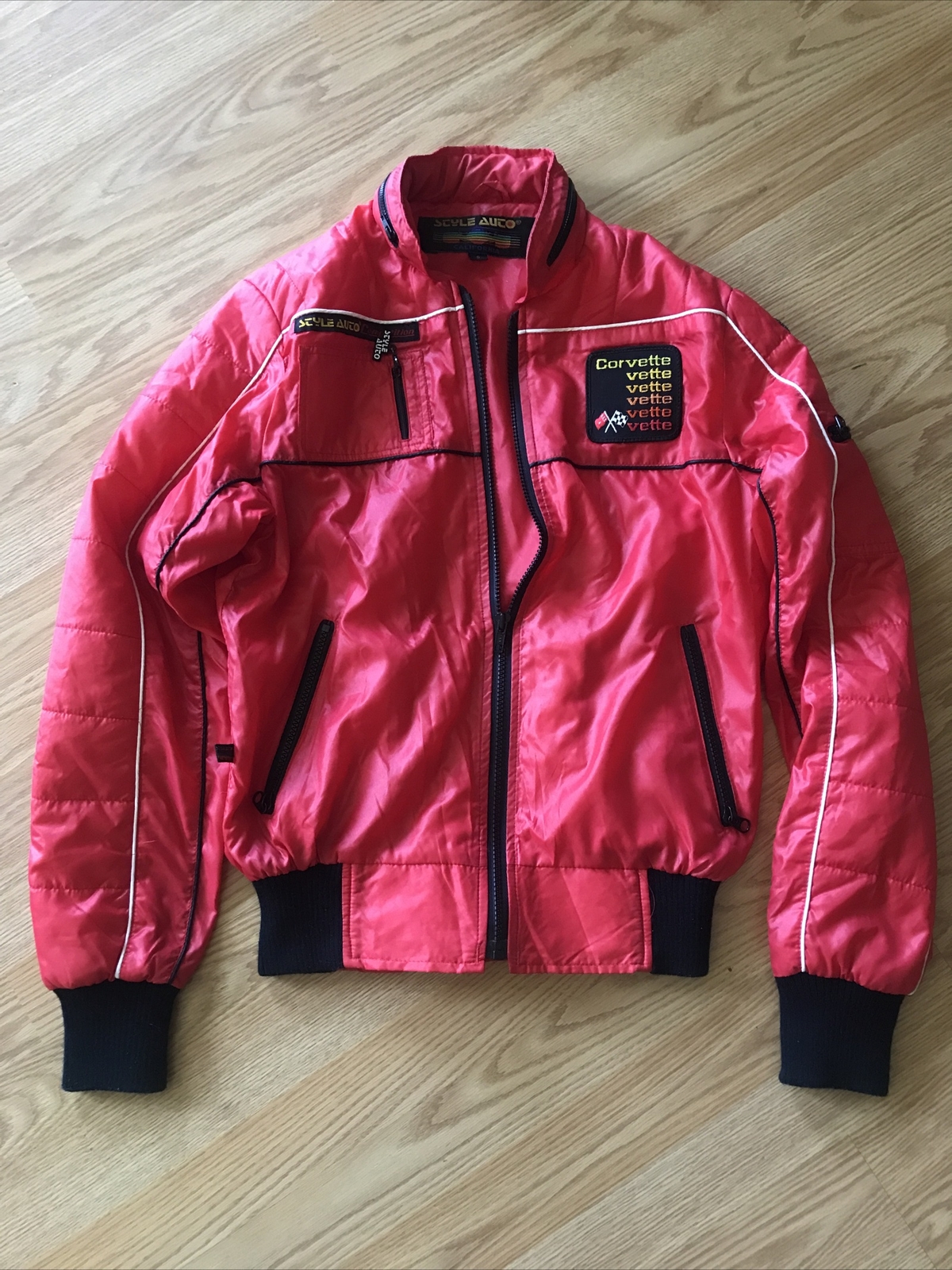 Vintage Corvette Jacket 80’s Style Auto - Gem