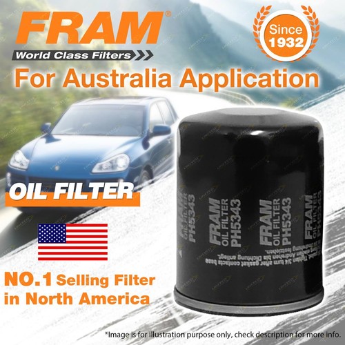 Fram Oil Filter for Ford Econovan 4 METRE XLT 4.4 4.7 MAXI JG JH Refer ...
