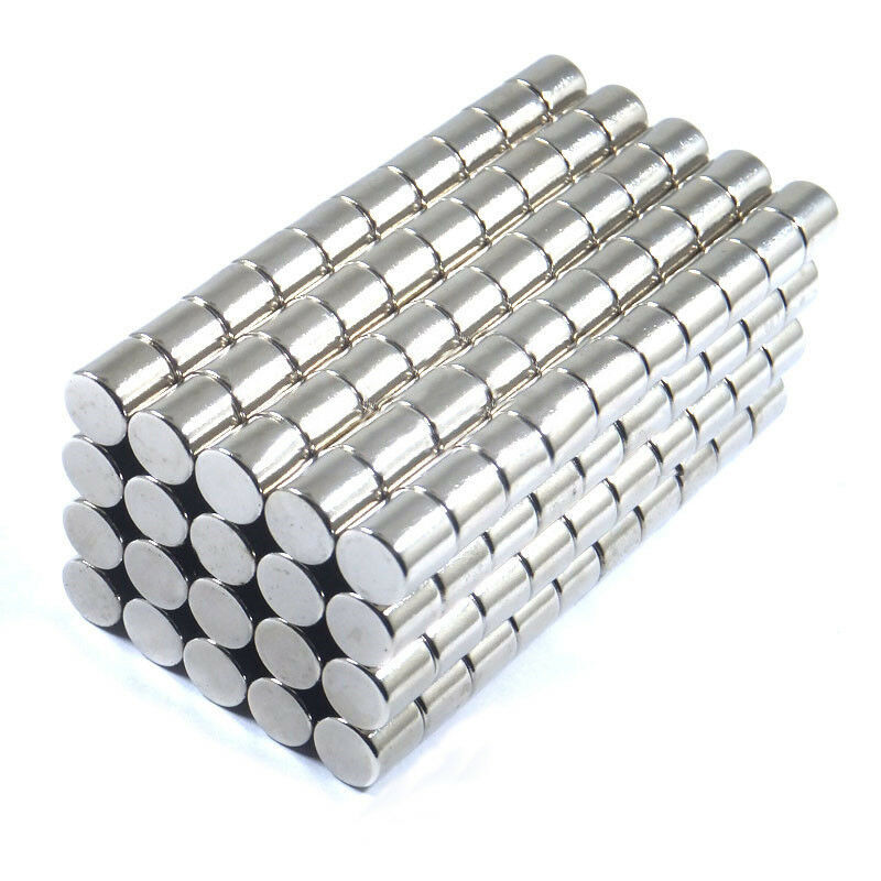 10x Round Magnets Rare Earth Neodymium Strong Craft Magnet 10x1/2/3/4/5 ...