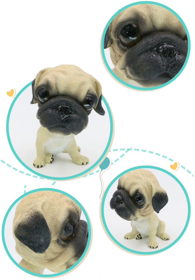 Puppy Pug Dog / Bobbing Head Dog / Bobble Head Toy | eBay