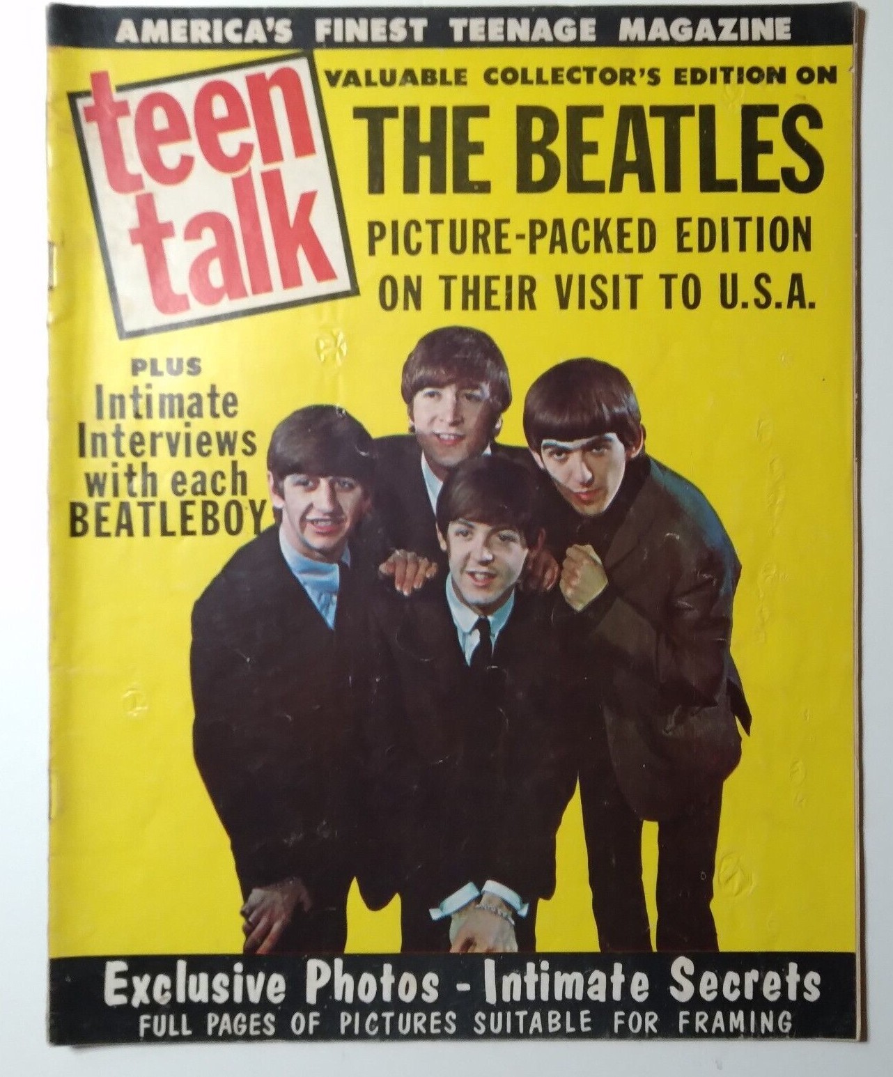 Teen Talk Magazine, May/June 1964 - Beatles Collector's Edition PB ...