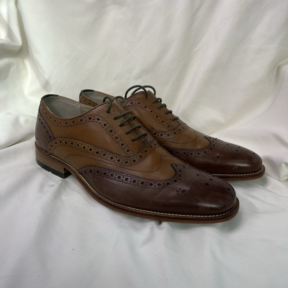 Clarks Penton Two Tone Wing Tip Rare Brown Men’s US 9 Cushion Plus | eBay