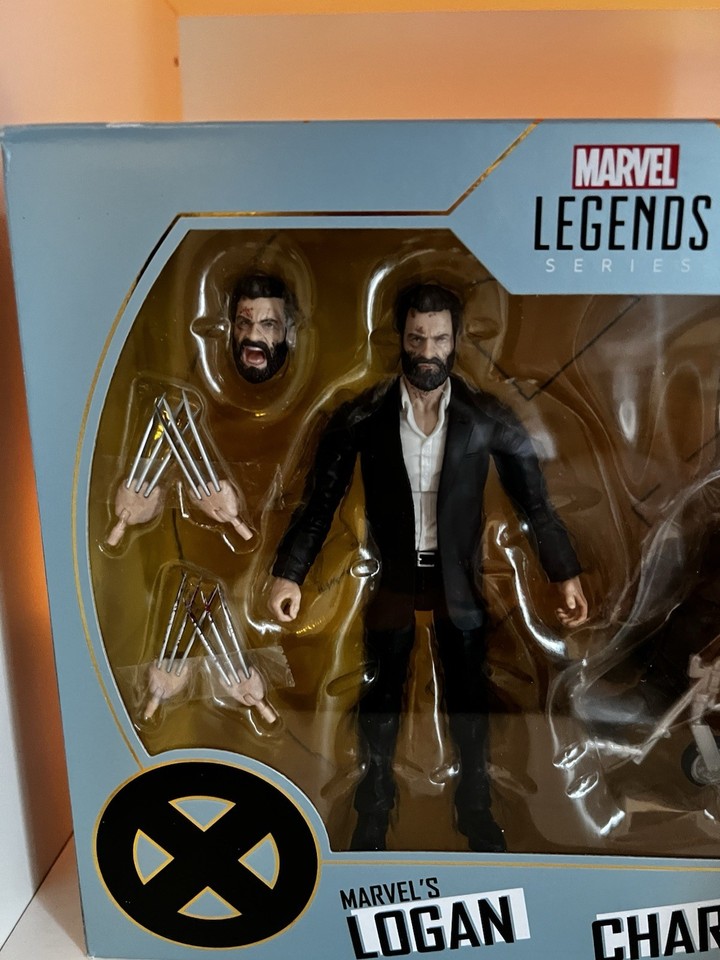 Marvel Legends Logan and Charles Xavier 2-Pack Action Figure Set | eBay UK