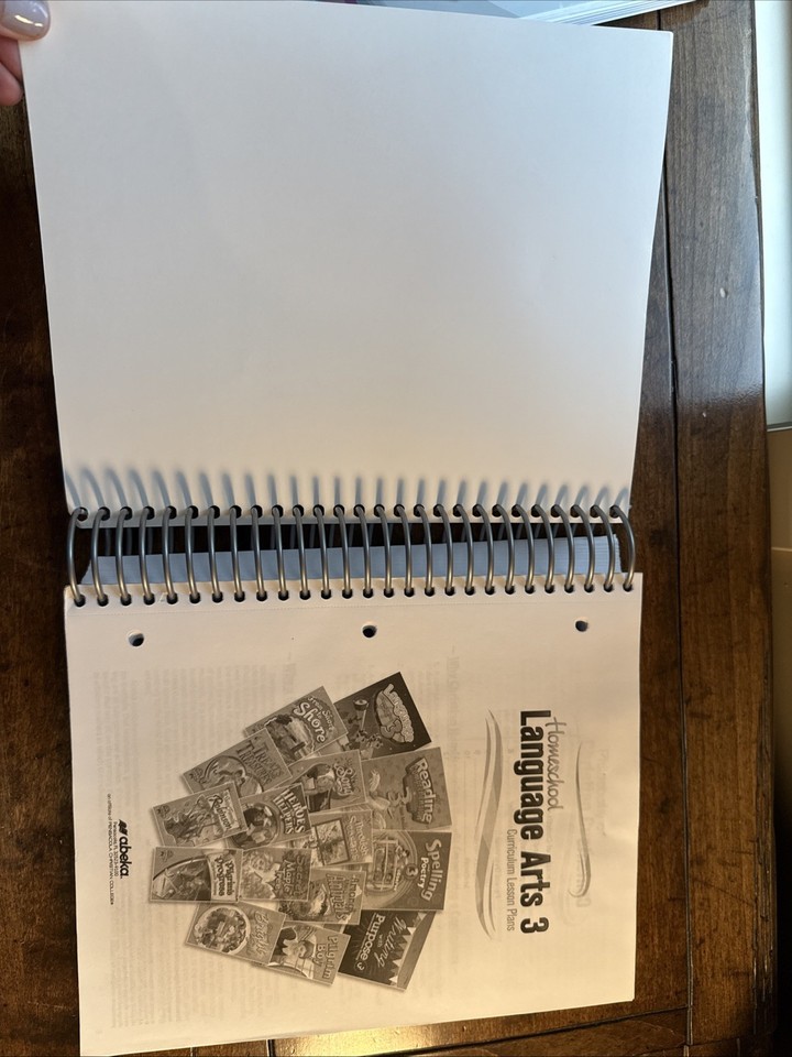 NEW Abeka 3rd grade language arts curriculum lesson plan book | eBay