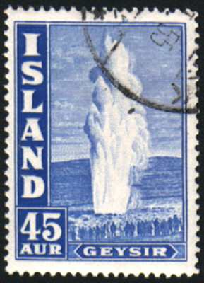 32435 Iceland Stamp Scott #207 Geyser Fine Used Clean Back | eBay