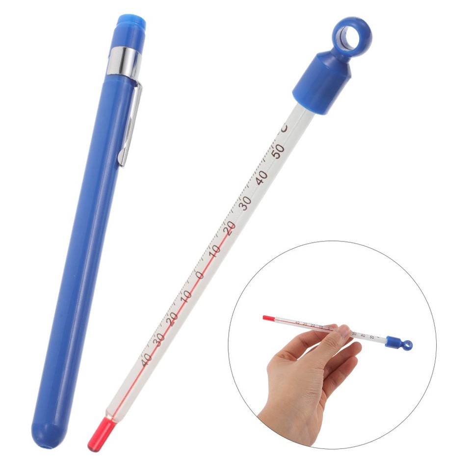 Kitchen Wine Thermometer Home Brew Liquid Temperature Gauge Glass ...