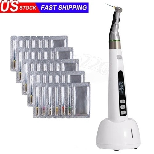 Wireless Dental Endodontic LED Endo Motor 16:1 Contra Angle / NITI ...
