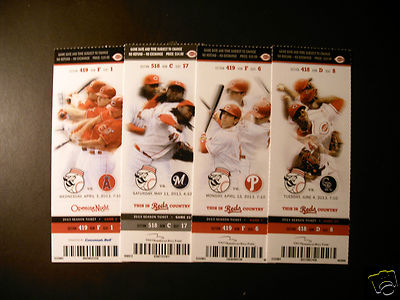 Cincinnati Reds 2013 MLB ticket stubs - One ticket | eBay