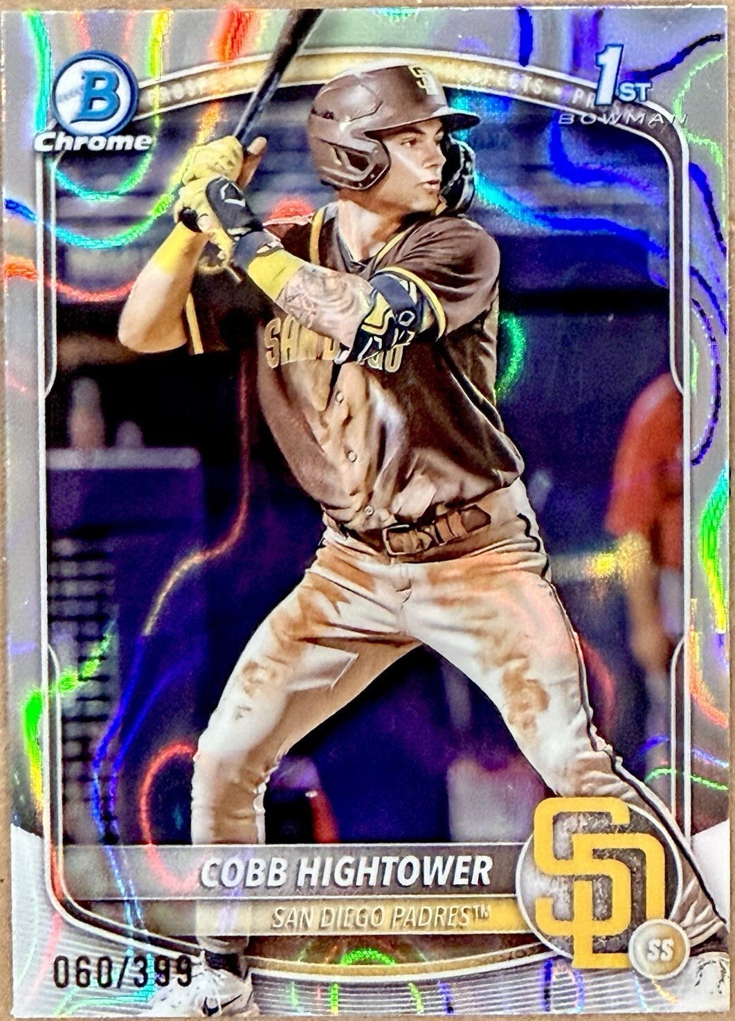 2025 Bowman - Chrome Prospects Cobb Hightower #BCP-104 Lava Refractor ...