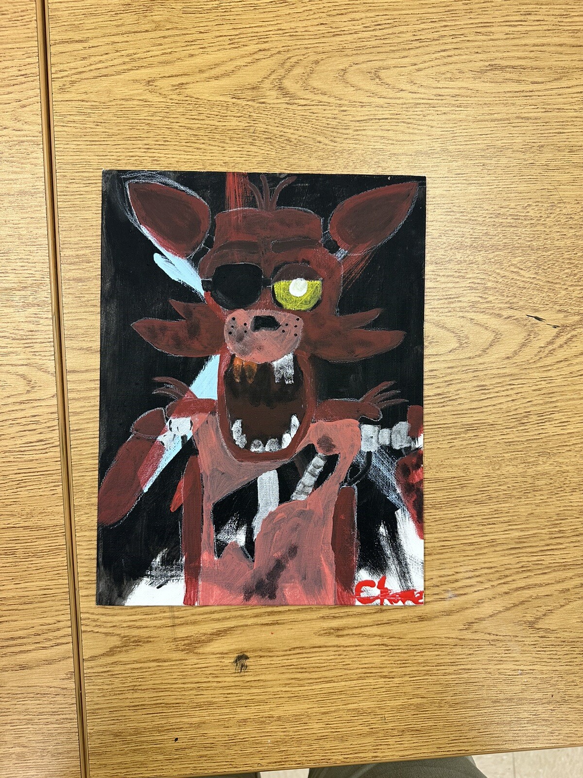 Five Nights At Freddy Painting, Foxy Art (foxy Fnaf)1 Of 1 | eBay.de