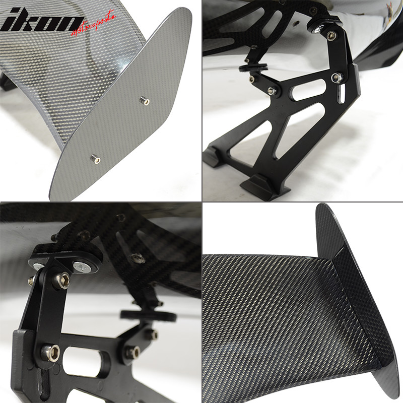56" Inch GT Style Racing Race Drag Trunk Spoiler Wing - 3D Carbon Fiber ...