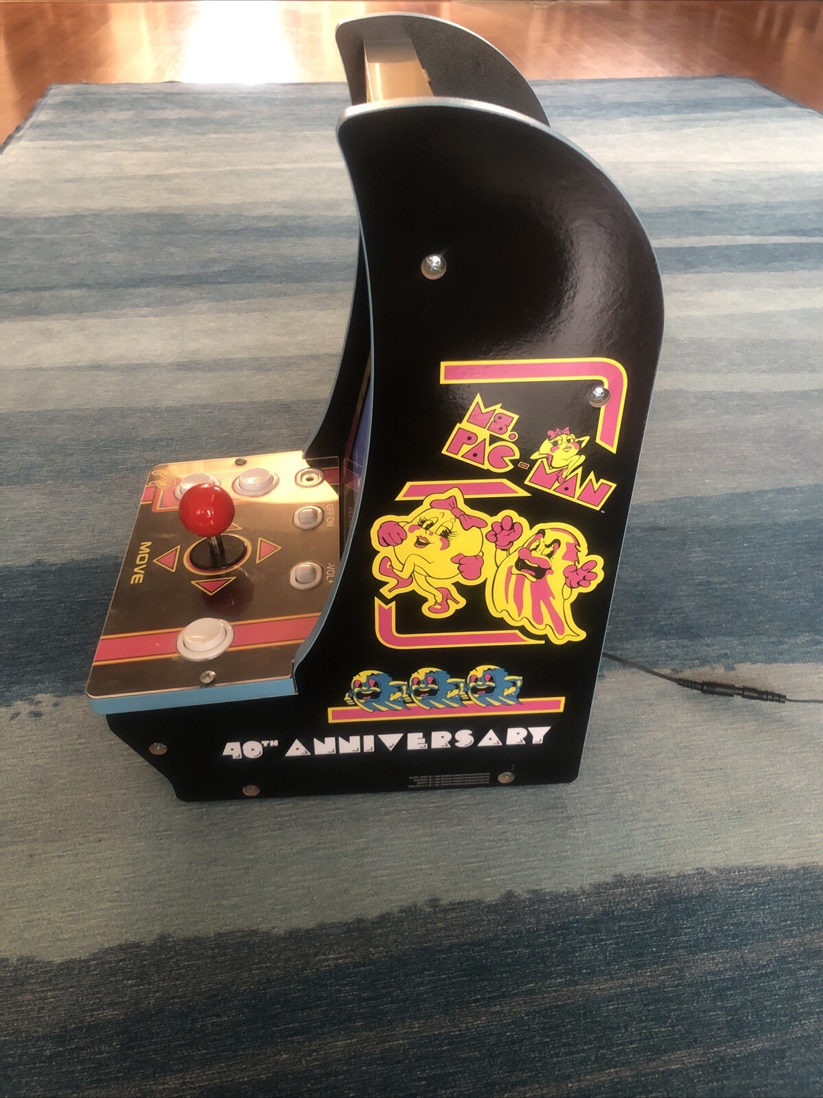 New 40th Anniversary Ms Pac Man Arcade 1Up Countercade 4 Games Mappy ...