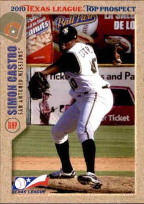 2010 Texas League Prospects Grandstand 3 Simon Castro Dominican ...