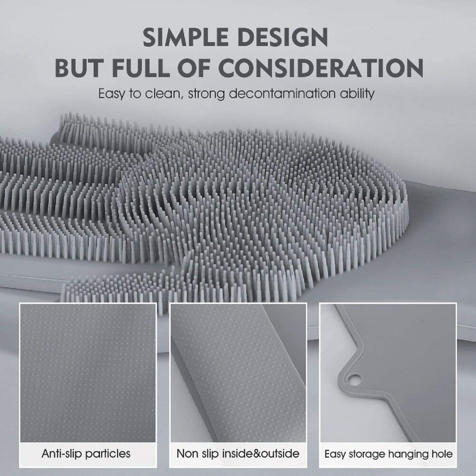 Magic Dish Washing Cleaning Gloves Silicone Rubber Sponge Glove House ...