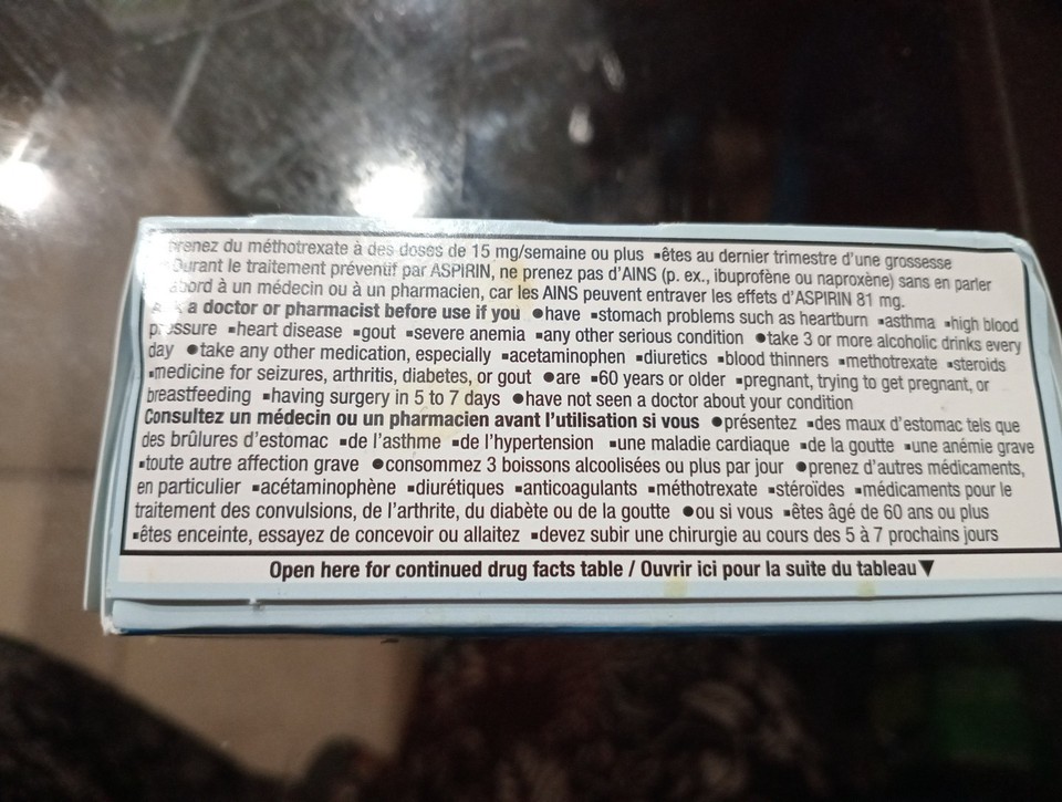 BAYER LOW DOSE ASPIRIN 81MG 180 TABLETS | eBay