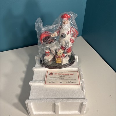 Danbury Mint The Ohio State University Buckeyes Tailgating Santa ...