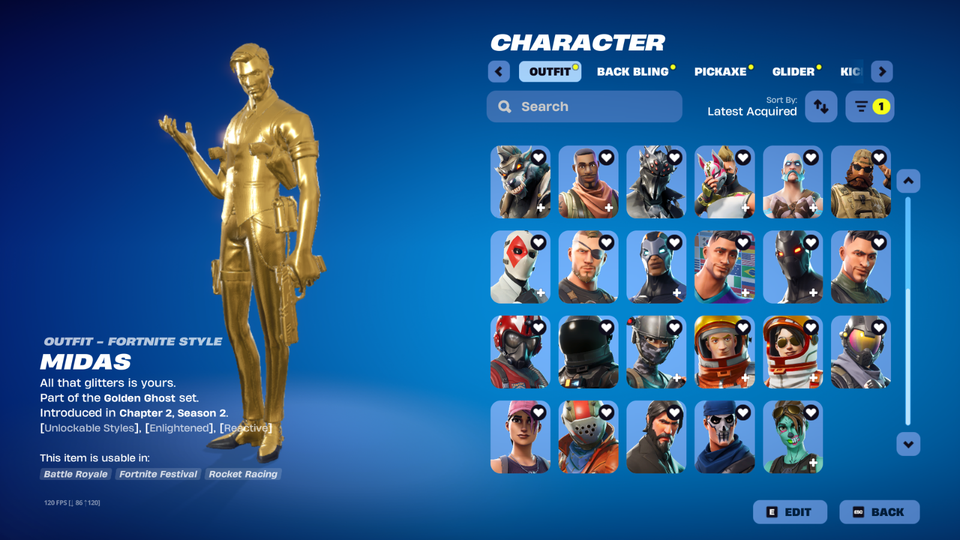 fortnite 2017 omega stage 4rare items and most battle pass stuff ...