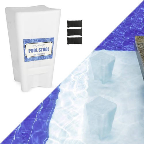 in Pool Chairs - 26 Inch Bar Pool Stools for Underwater - Durable PE ...