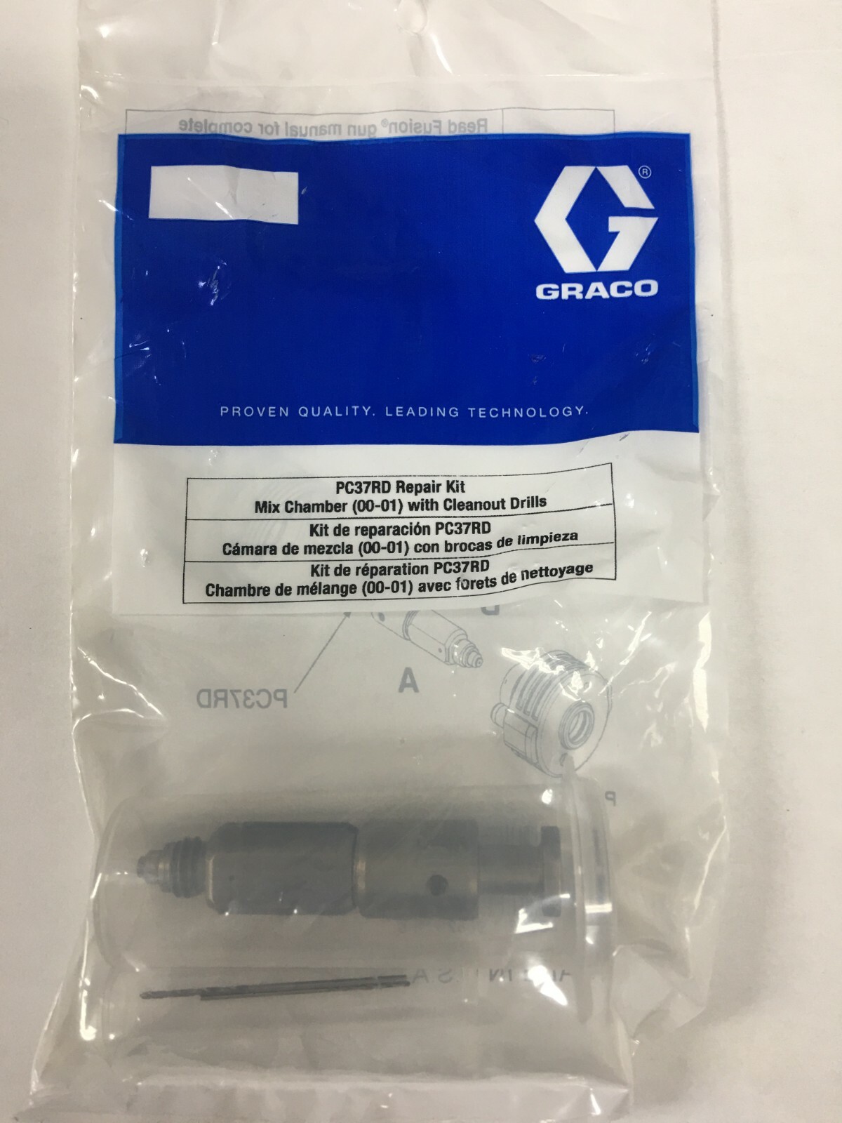 PC37RD+Mixing+Chamber+with+drill+bits+Graco+Fusion+Pro+Connect for sale ...