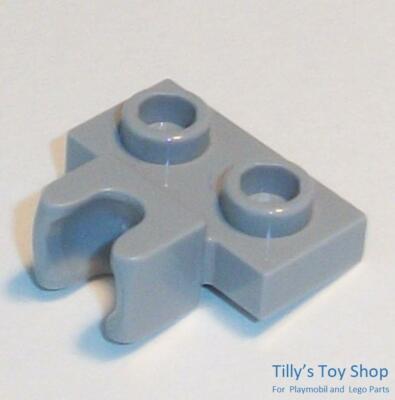 Lego - 8 1x2 Tile, Middle Ball Cup Socket - Medium Stone Grey - ID ...