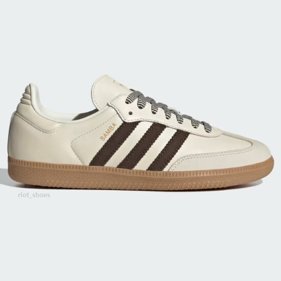 Adidas Women's Samba OG Shoes 'Off White/Brown' - JS3181 Expeditedship ...